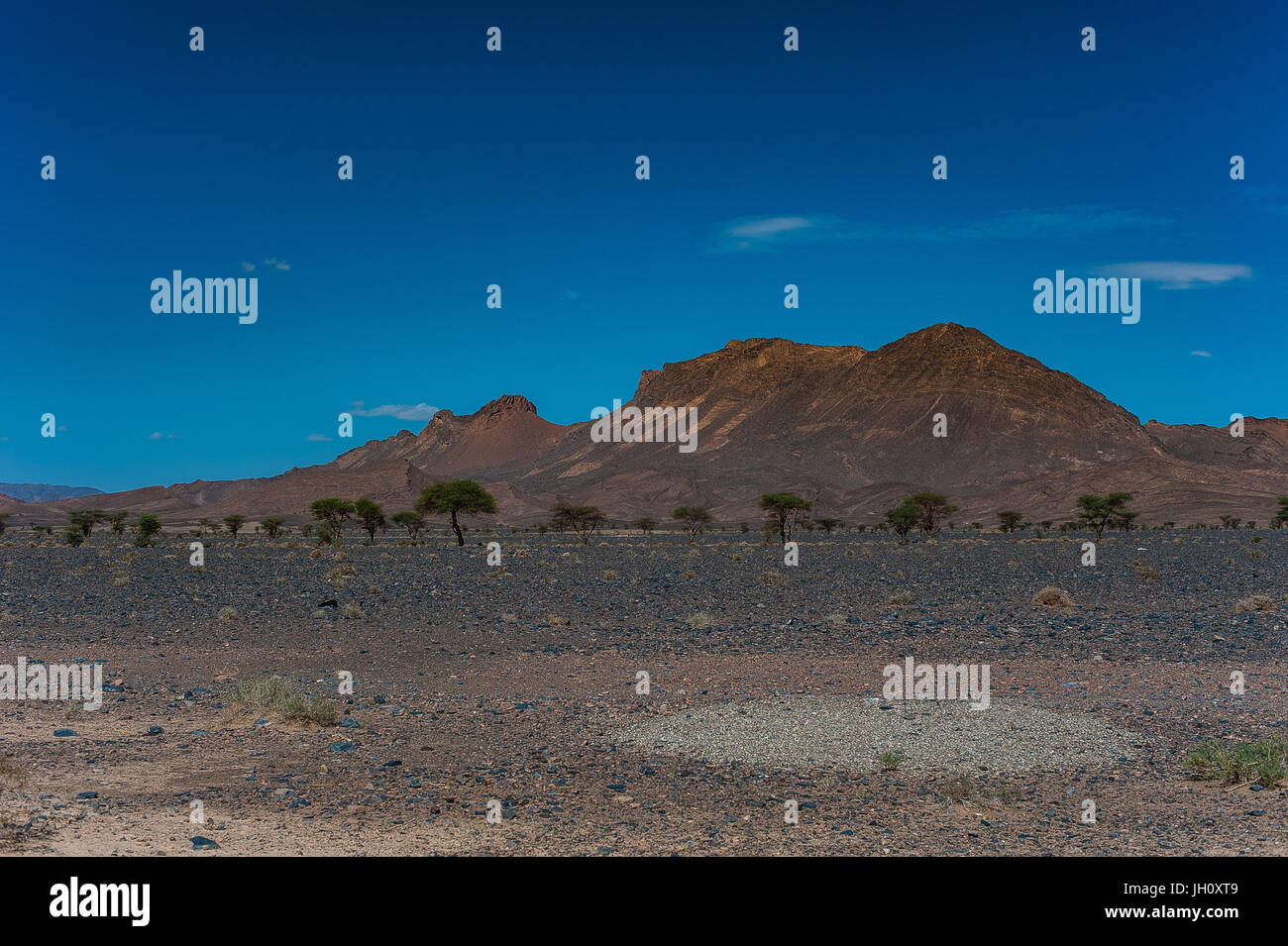 Montagnes près de Zagora, le sud du Maroc, Maroc, Maghreb, Afrique du ...
