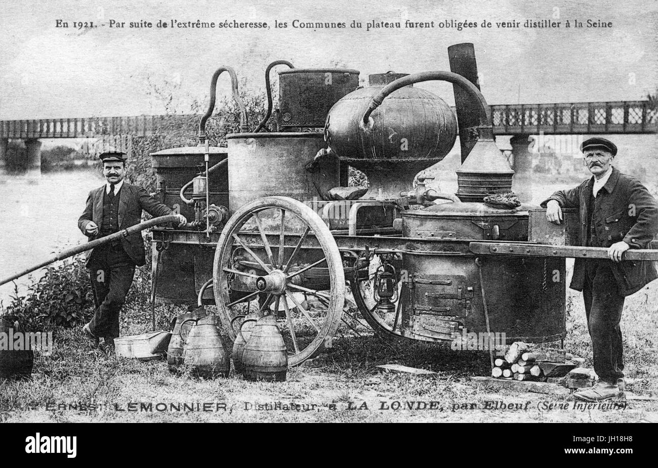 Cartes postales anciennes france Banque d'images noir et blanc - Alamy