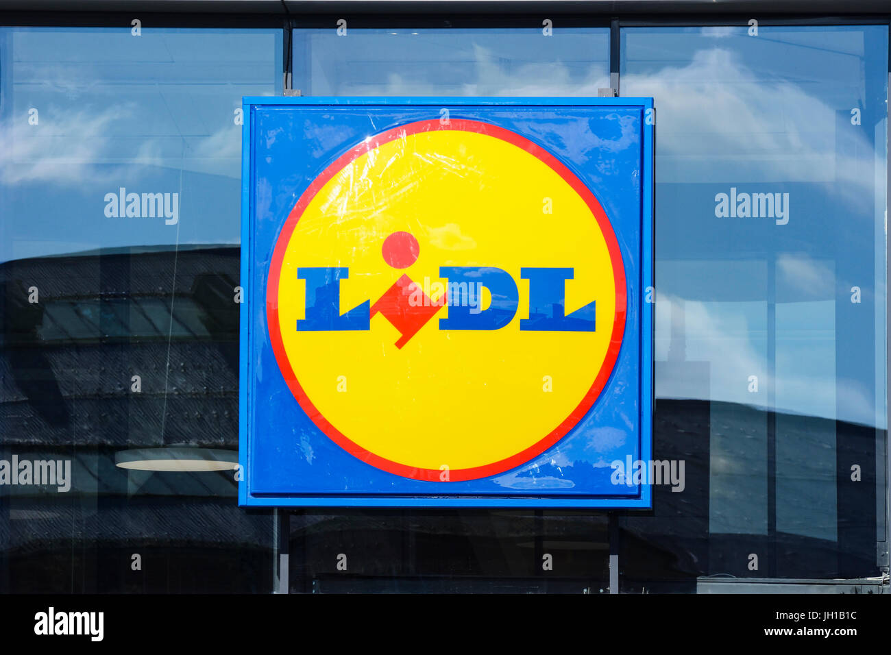 Logo Lidl Banque d'image et photos - Alamy