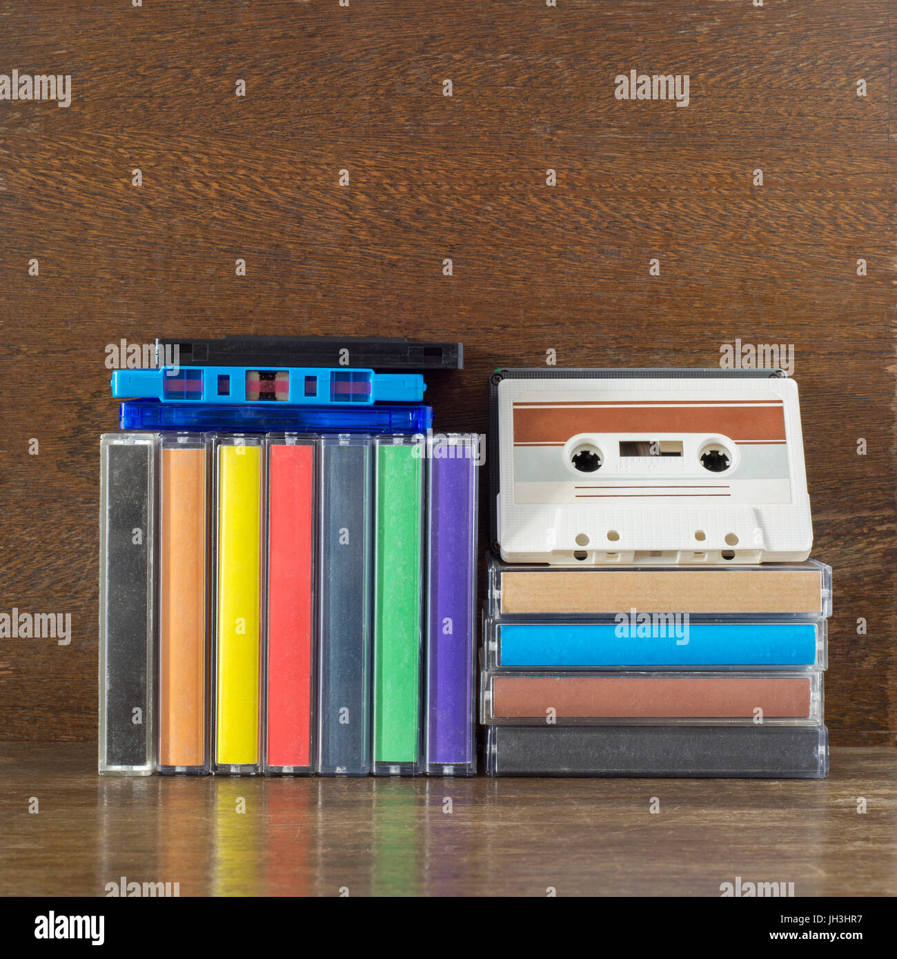 Pile de cassettes Banque de photographies et d’images à haute ...