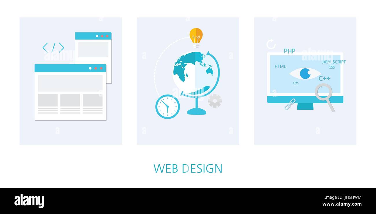 Widget web Banque d'images vectorielles - Alamy