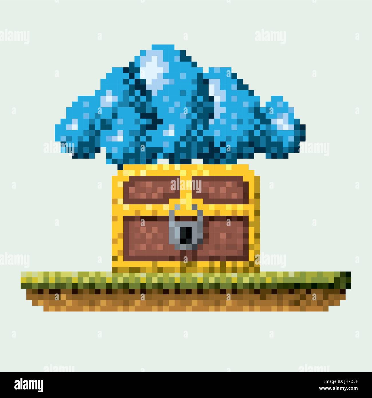 Pixelated Image Banque d'images vectorielles - Alamy