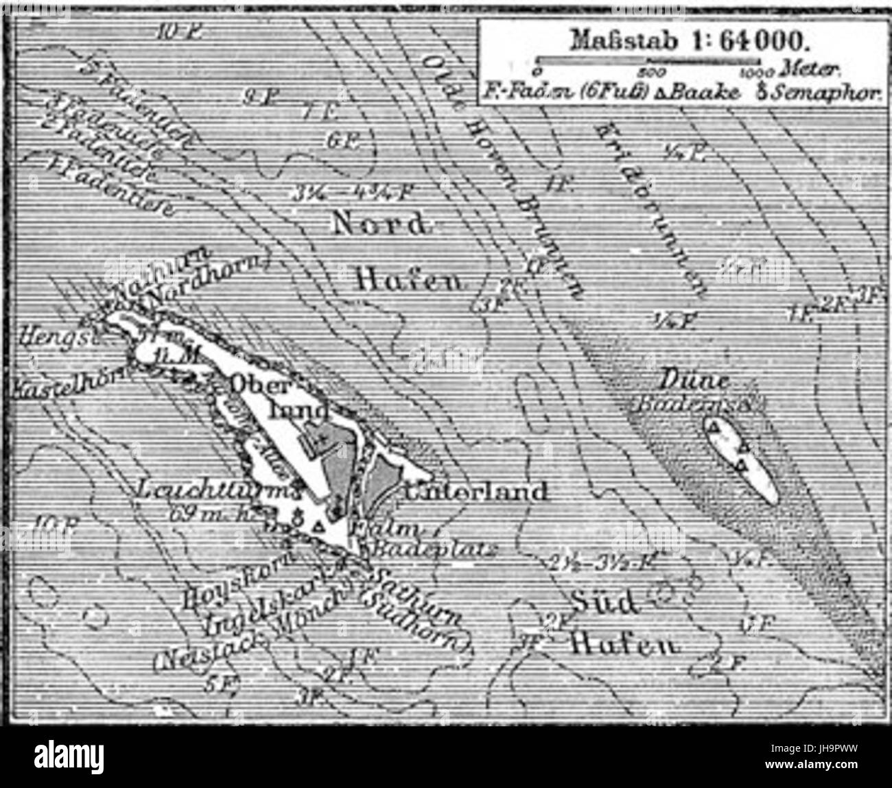Map helgoland Banque de photographies et d’images à haute résolution ...