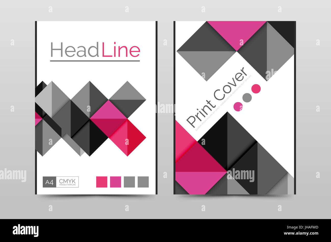 Rapport annuel d'entreprise brochure gabarit de protection, format A4 ...