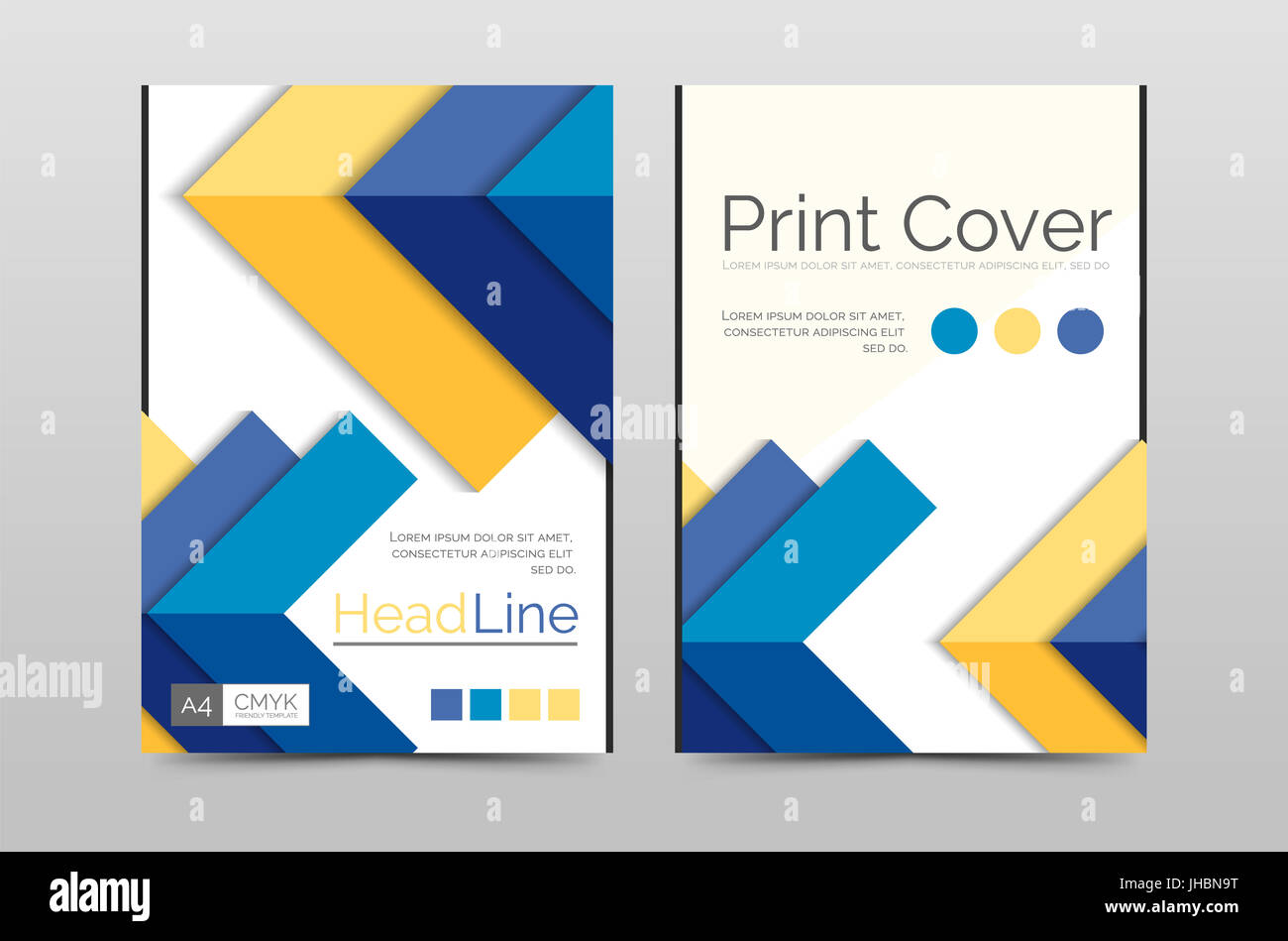 Rapport annuel d'entreprise brochure gabarit de protection, format A4 ...