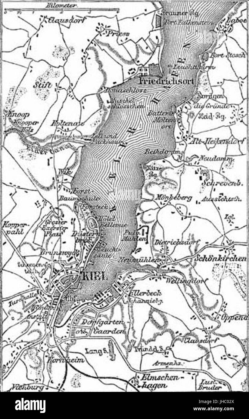 Mappa di kiel Banque de photographies et d’images à haute résolution ...