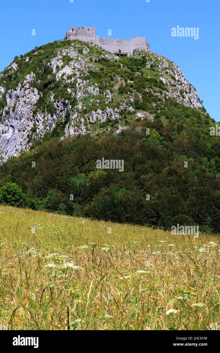 Chateau de montsegur Banque de photographies et d’images à haute ...