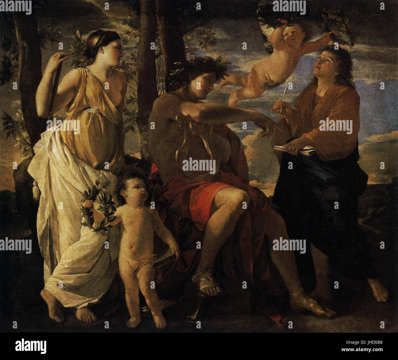 Nicolas poussin inspiration poet Banque de photographies et d’images à ...