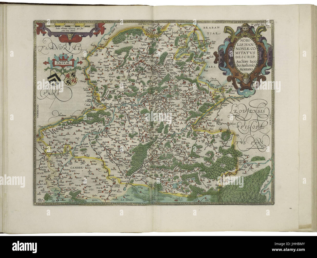 Hainaut map Banque de photographies et d’images à haute résolution - Alamy