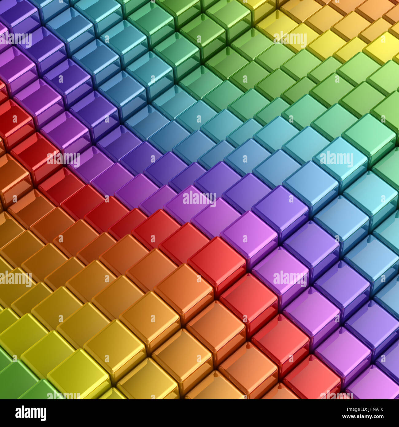 3d cubes couleurs Banque de photographies et d’images à haute ...