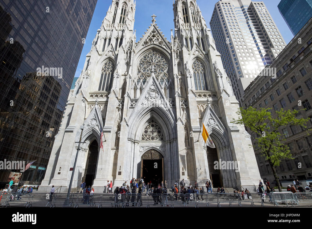 La Cathédrale St Patrick, New York City USA Photo Stock - Alamy