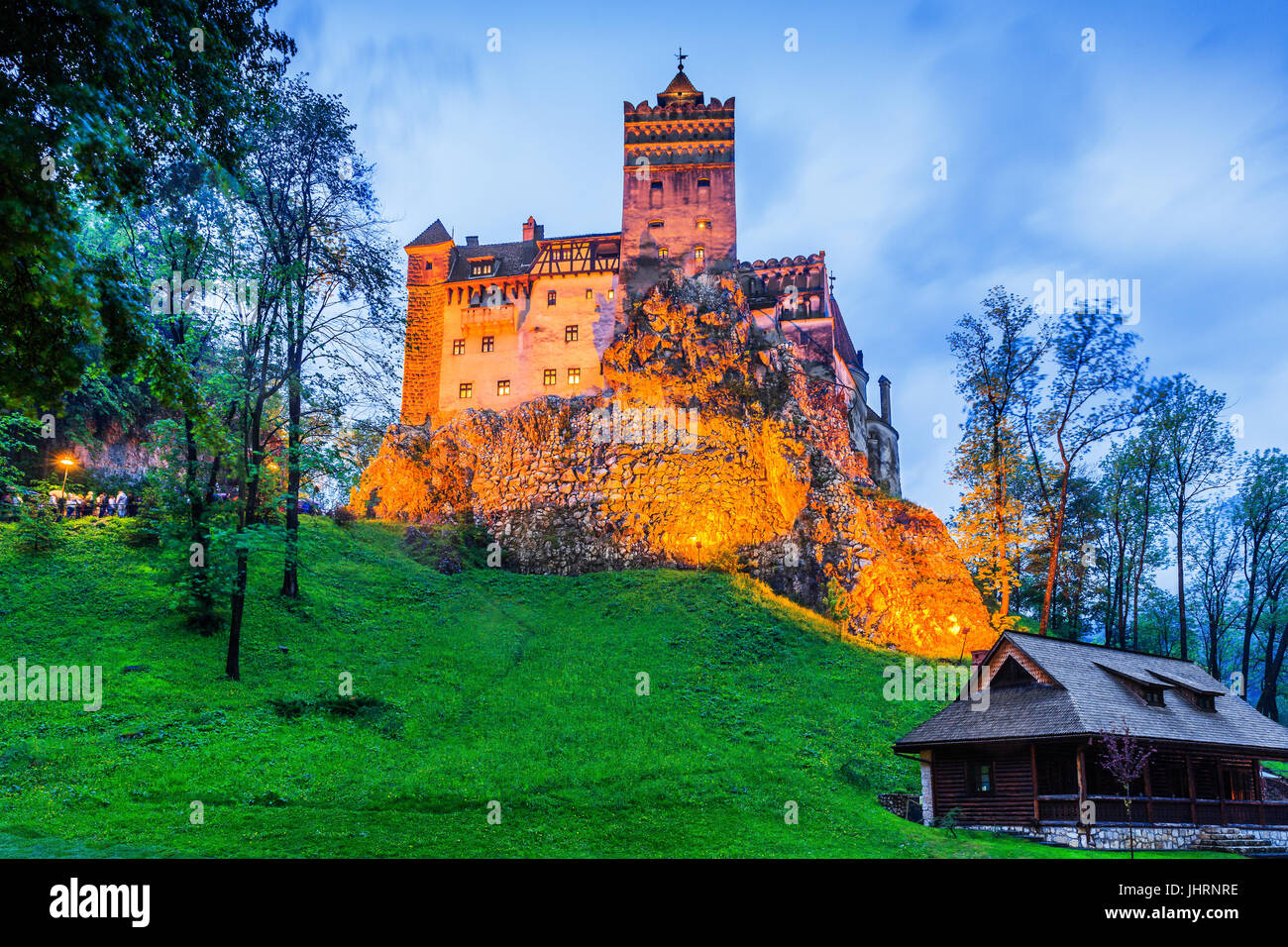 Brasov, en Transylvanie. La Roumanie. Le Château médiéval de Bran ...
