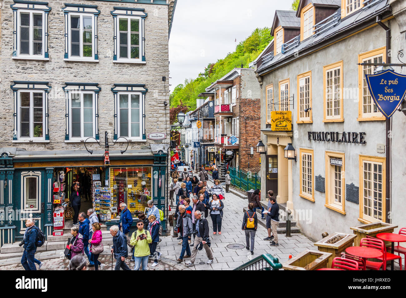 Funiculaire du vieux québec Banque de photographies et d’images à haute ...