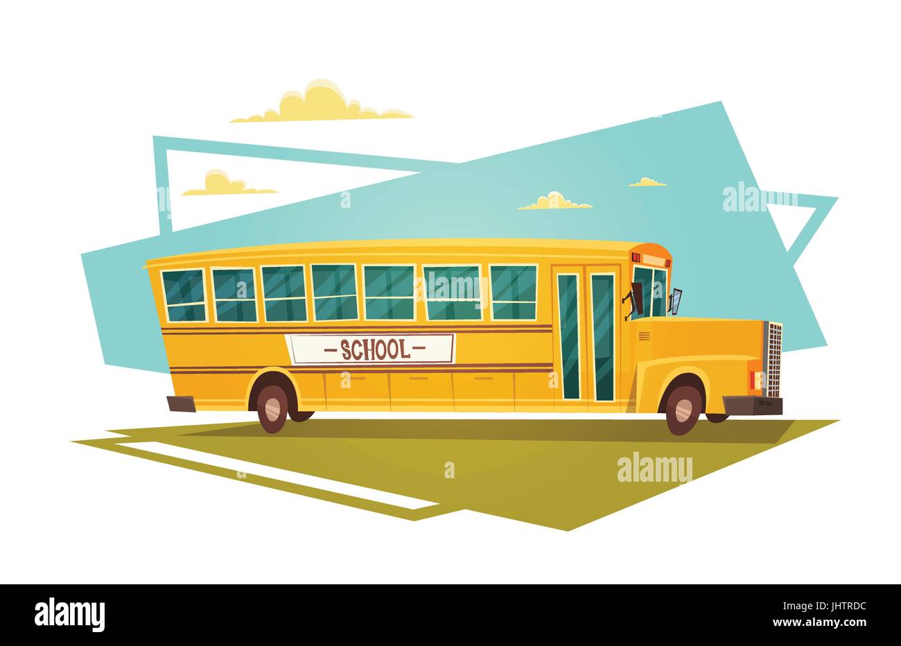 Petit bus Banque d'images vectorielles - Alamy