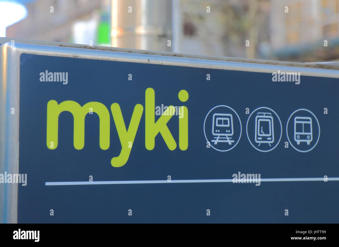 Myki transports publics à Melbourne en Australie. Myki est une carte à ...
