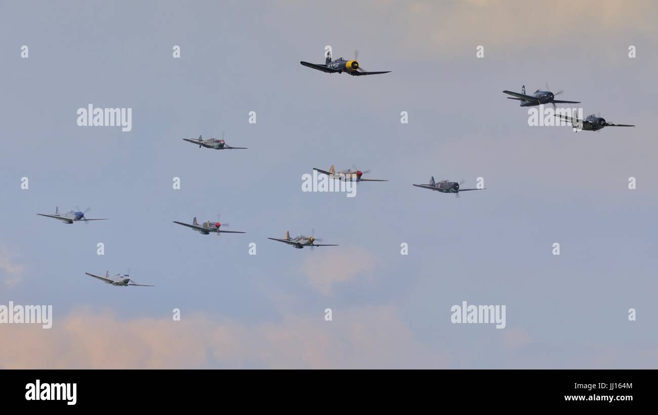 Le Flying Legends 2017 Balbo Finale dotée d''incroyable collection d ...