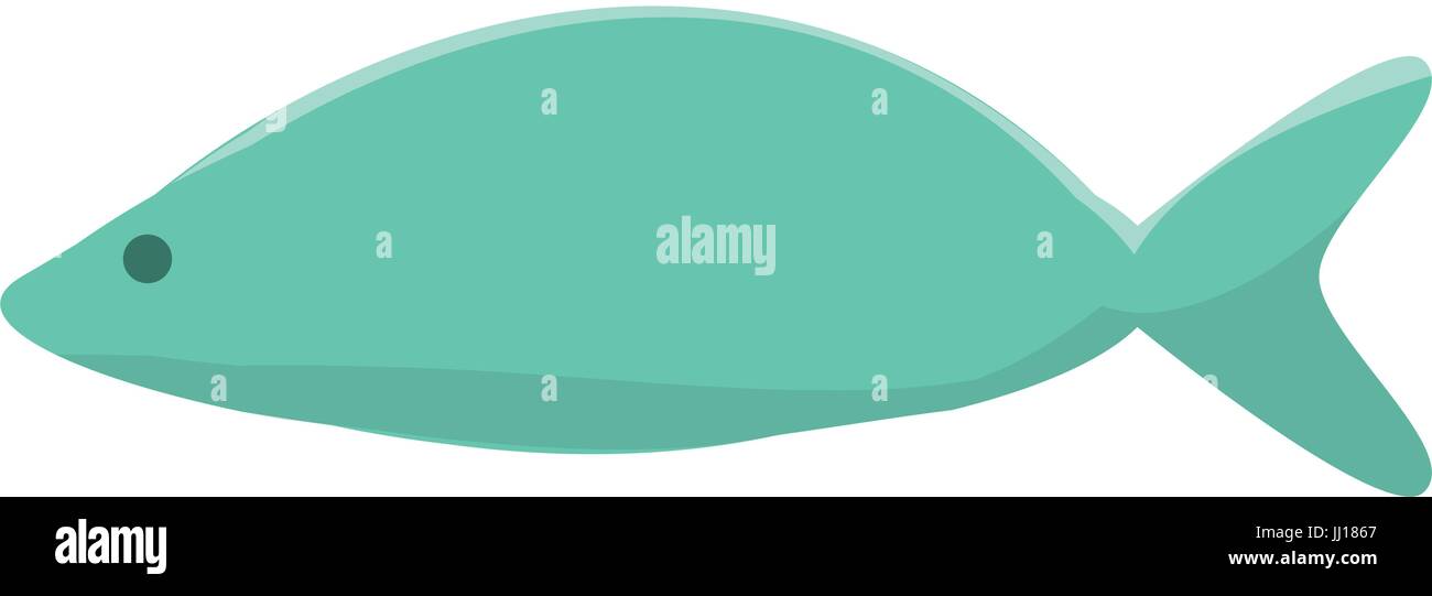 Cartoon poisson isolé Image Vectorielle Stock - Alamy