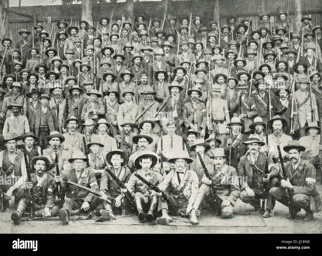 Boer fidèles recrues du général Louis Botha Photo Stock - Alamy