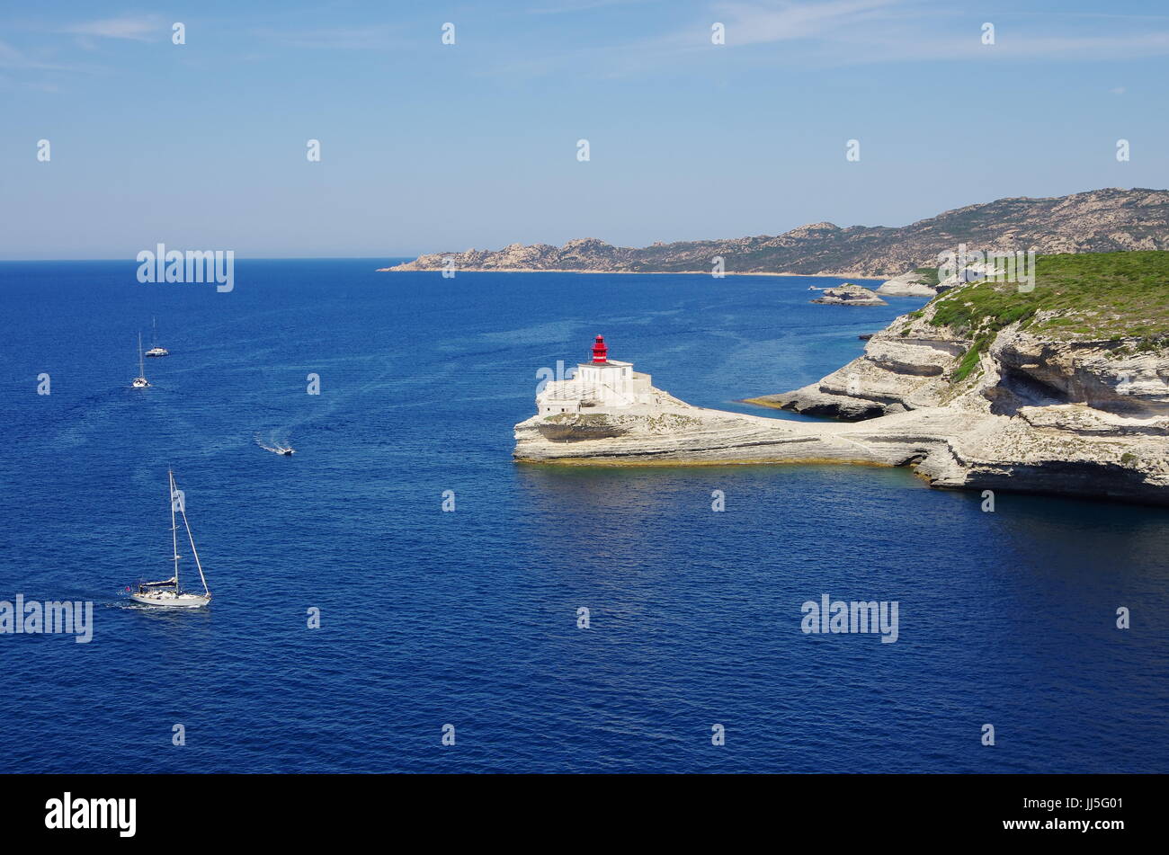 Bonifacio, fr - 21 juin 2017 - Le golfe de bonifacio offre un port ...