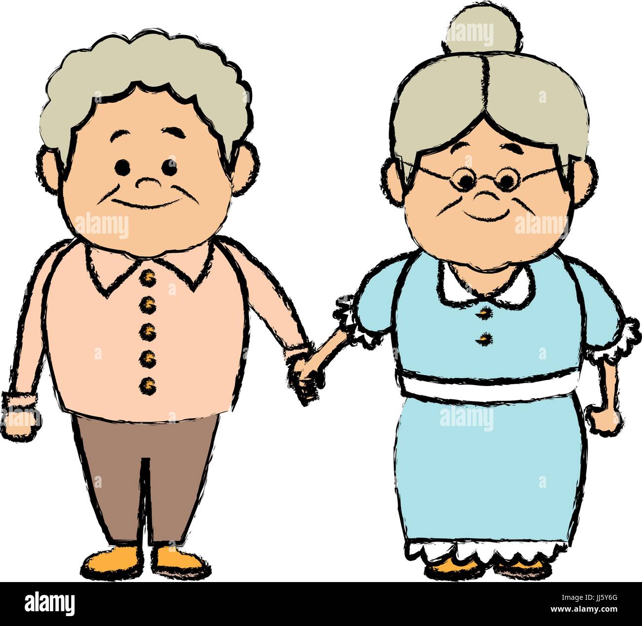 Papy et mamie Banque d'images détourées - Alamy