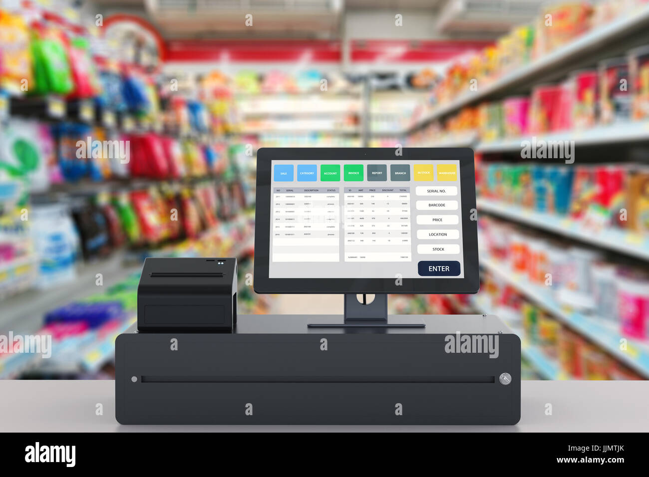 Point of sale system Banque de photographies et d’images à haute ...