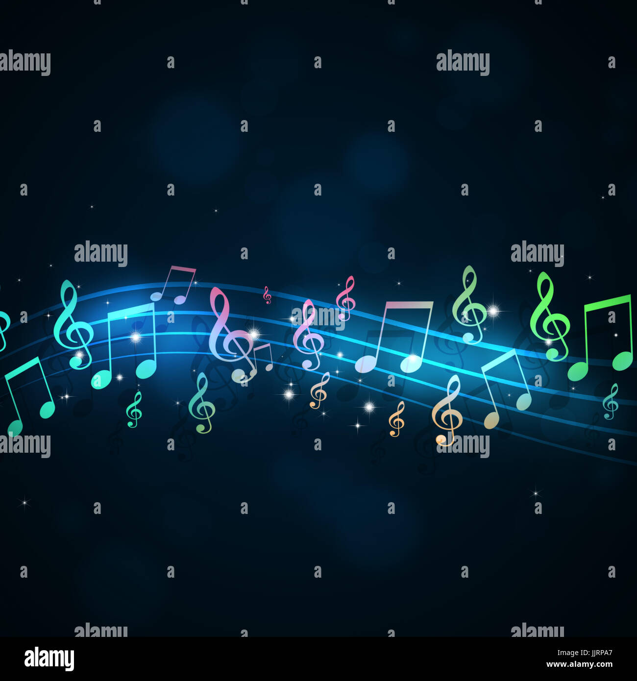 Party music notes multicolor background Banque de photographies et d ...