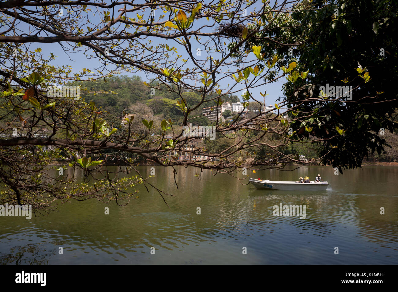 Le lac de Kandy kandy Sri lanka province centrale Photo Stock - Alamy