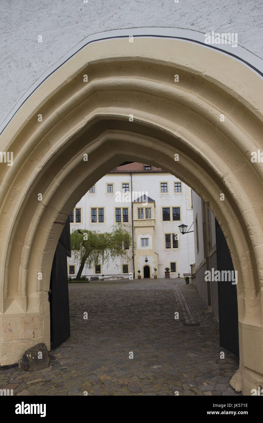 Allemagne, Sachsen, Chemnitz, Schloss Colditz château, site du célèbre ...
