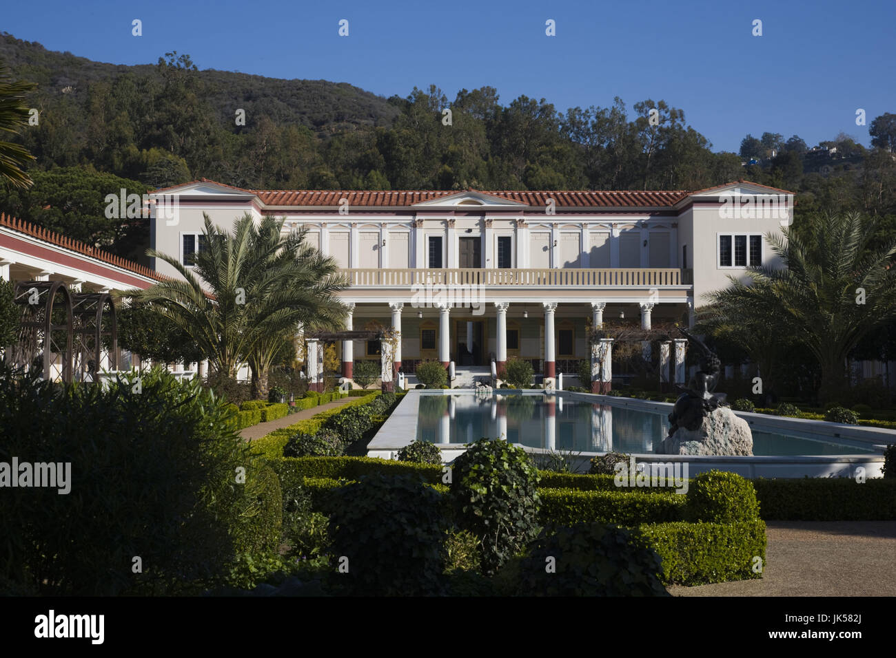 USA, Californie, Los Angeles, palissades, Pacifc Villa Getty Museum ...