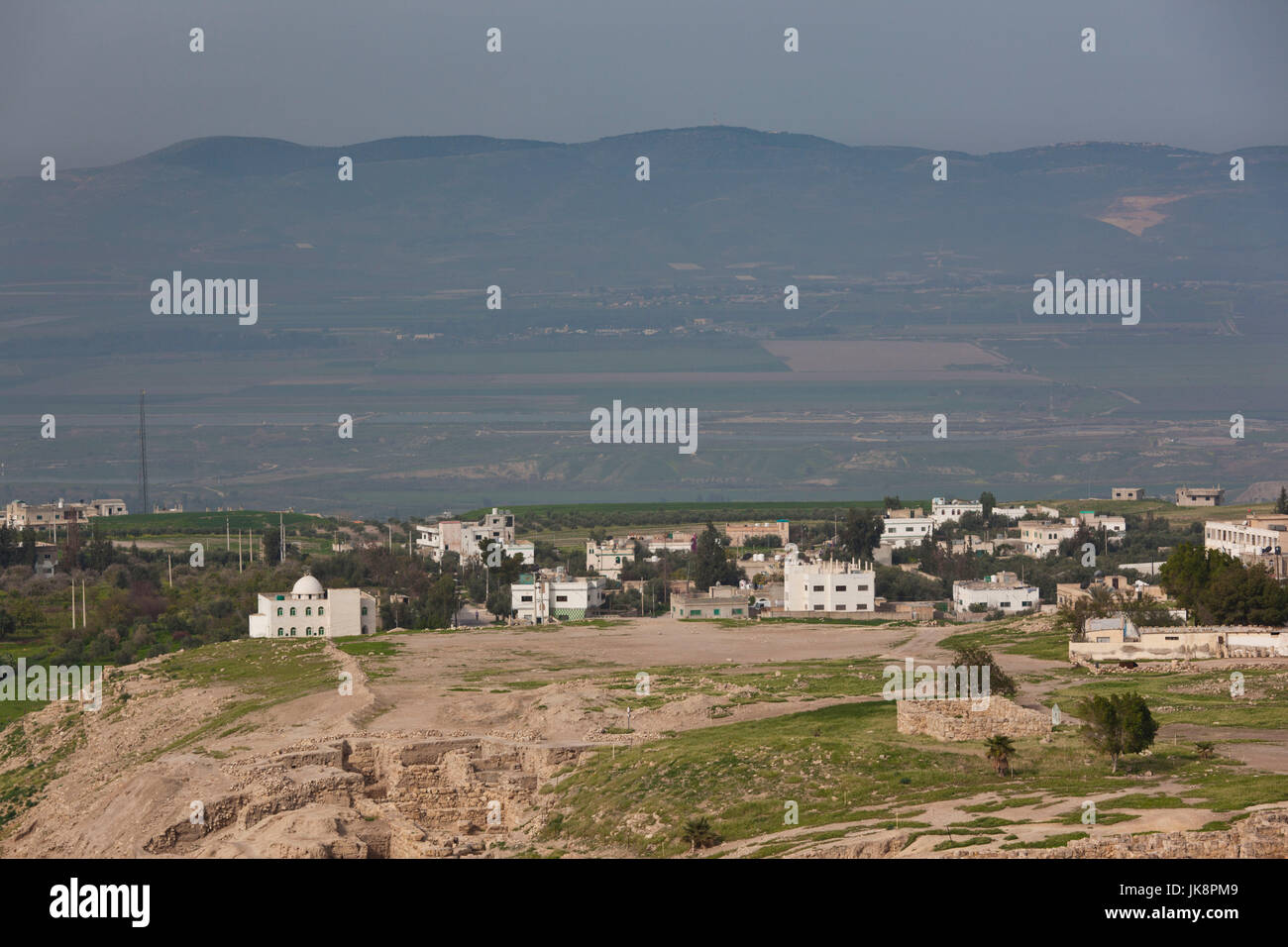 Jordan, Jordan River Valley, Pella-Taqabat Fahl, ruines de l'ancienne ...