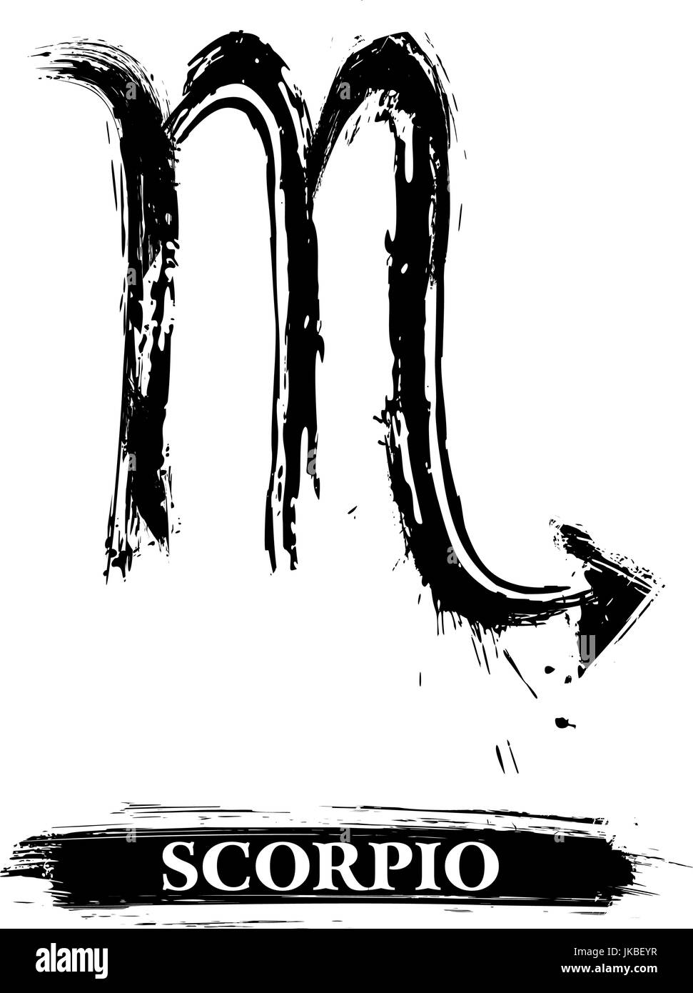 Symbole du Scorpion Image Vectorielle Stock - Alamy
