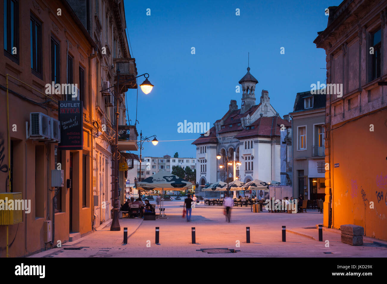 La Roumanie, la côte de la mer Noire, Constanta, Piata Ovidiu, Ovid ...