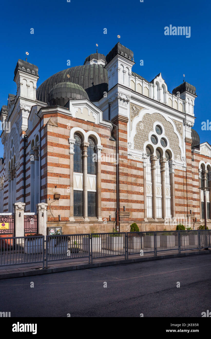 Bulgarie, Sofia, Sofia synagogue, construite 1909, deuxième plus grande synagogue sépharade en ...