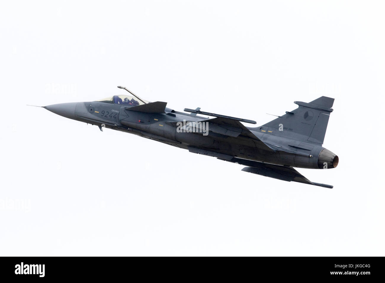 Czech Air Force Saab Gripen JAS 39C 9244 light multirole fighter ...