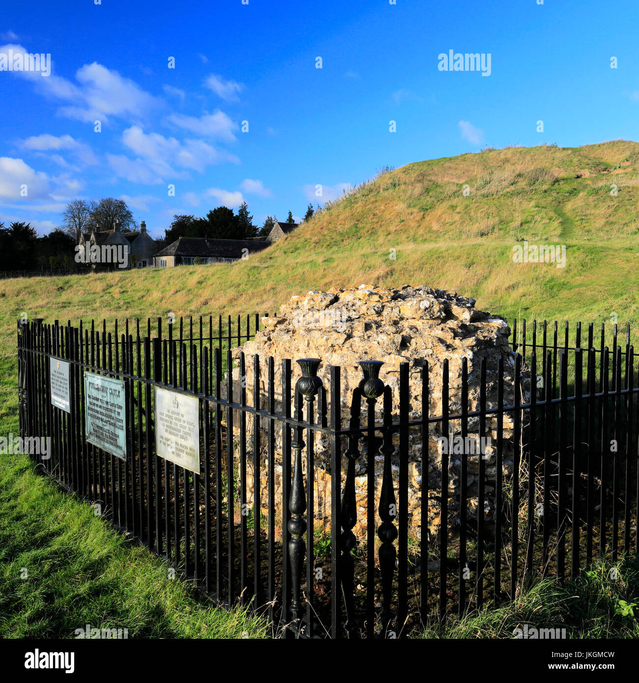 Site of fotheringhay castle Banque de photographies et d’images à haute ...