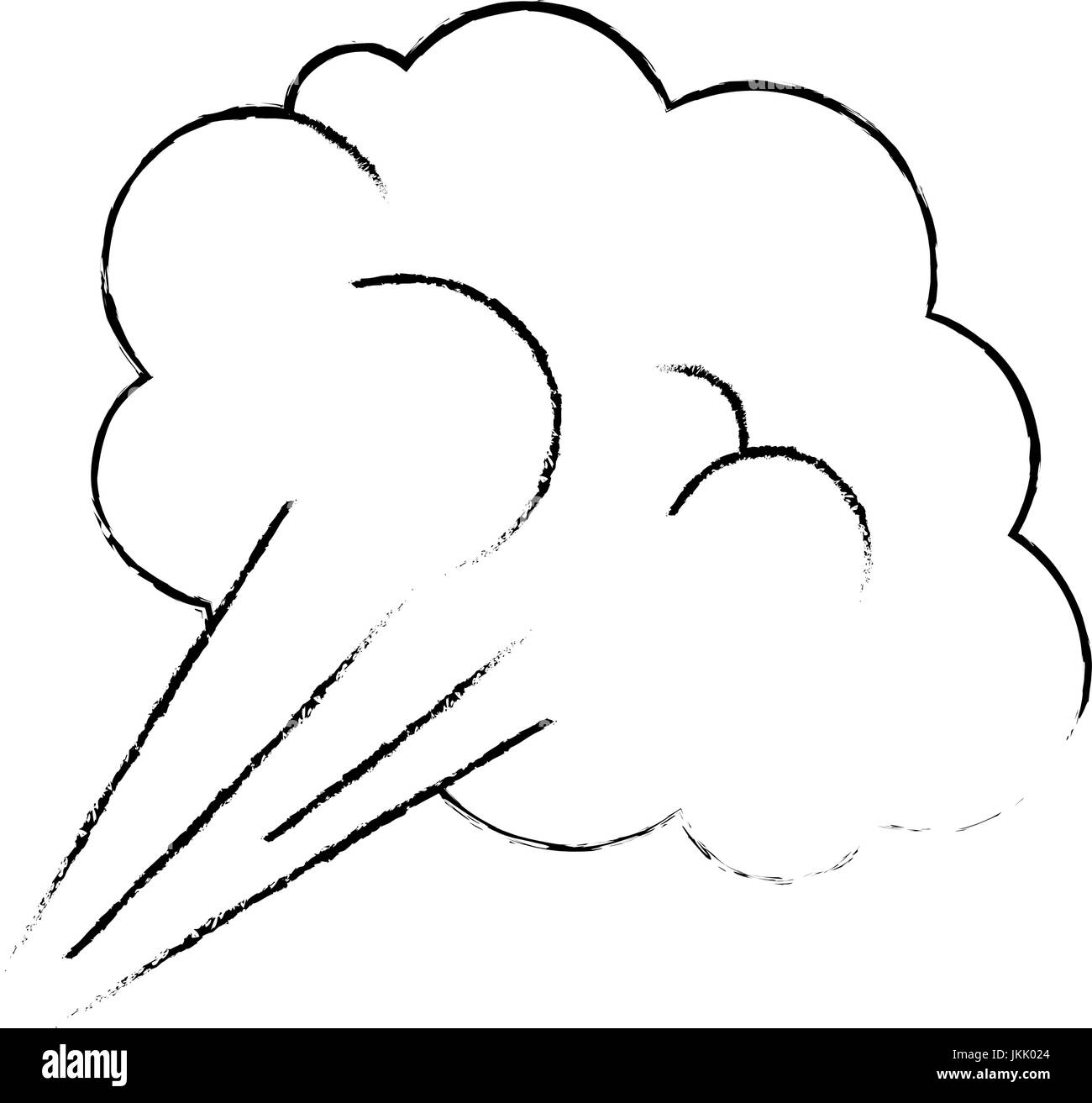 Icône rafale rétro sur fond blanc icon Image Vectorielle Stock - Alamy