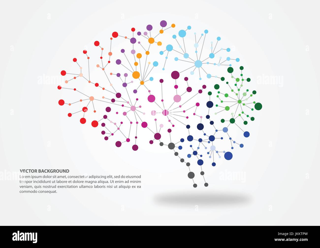 Cartographie du cerveau Banque d'images vectorielles - Alamy