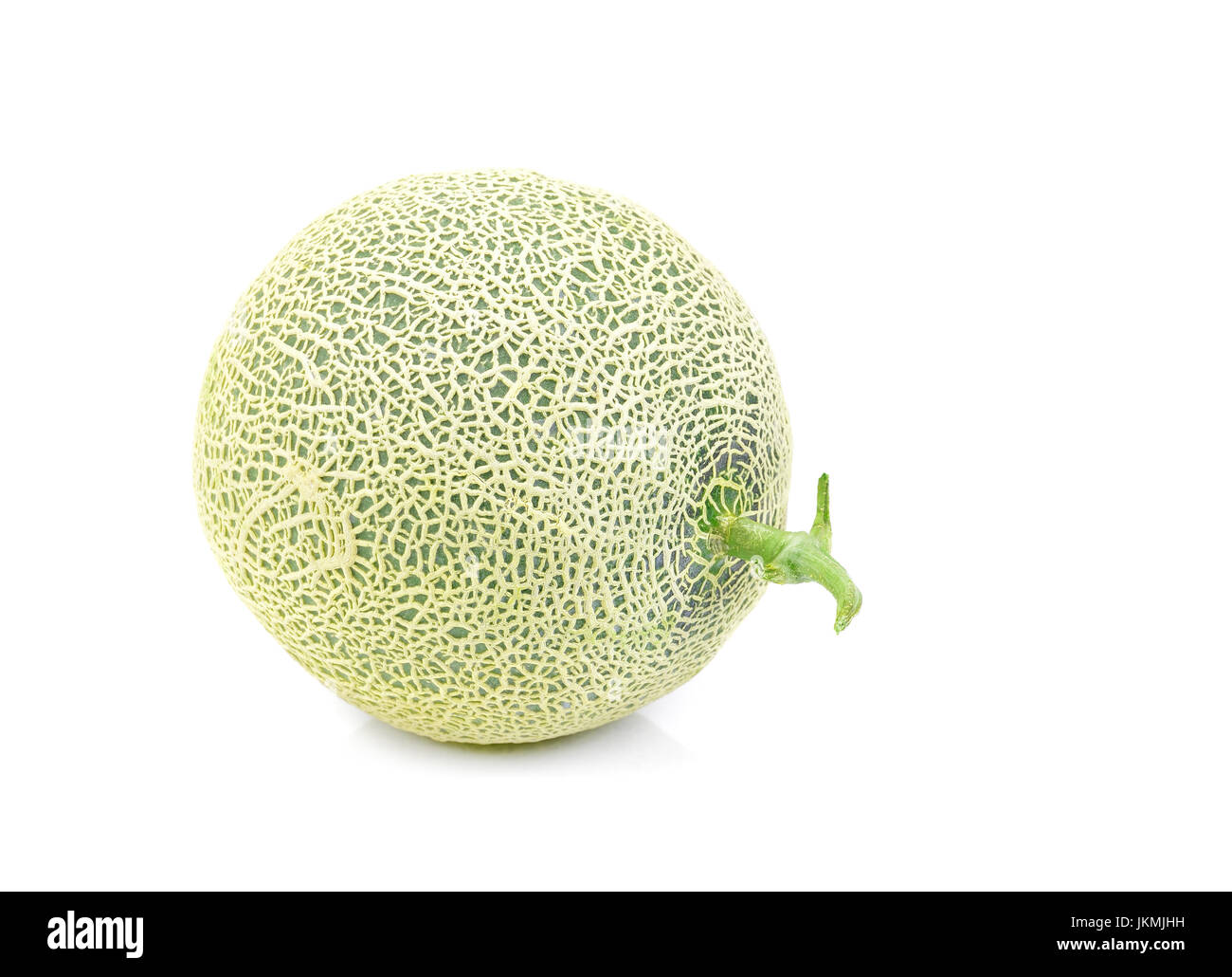 Melons cantaloup sur fond blanc Banque de photographies et d’images à ...