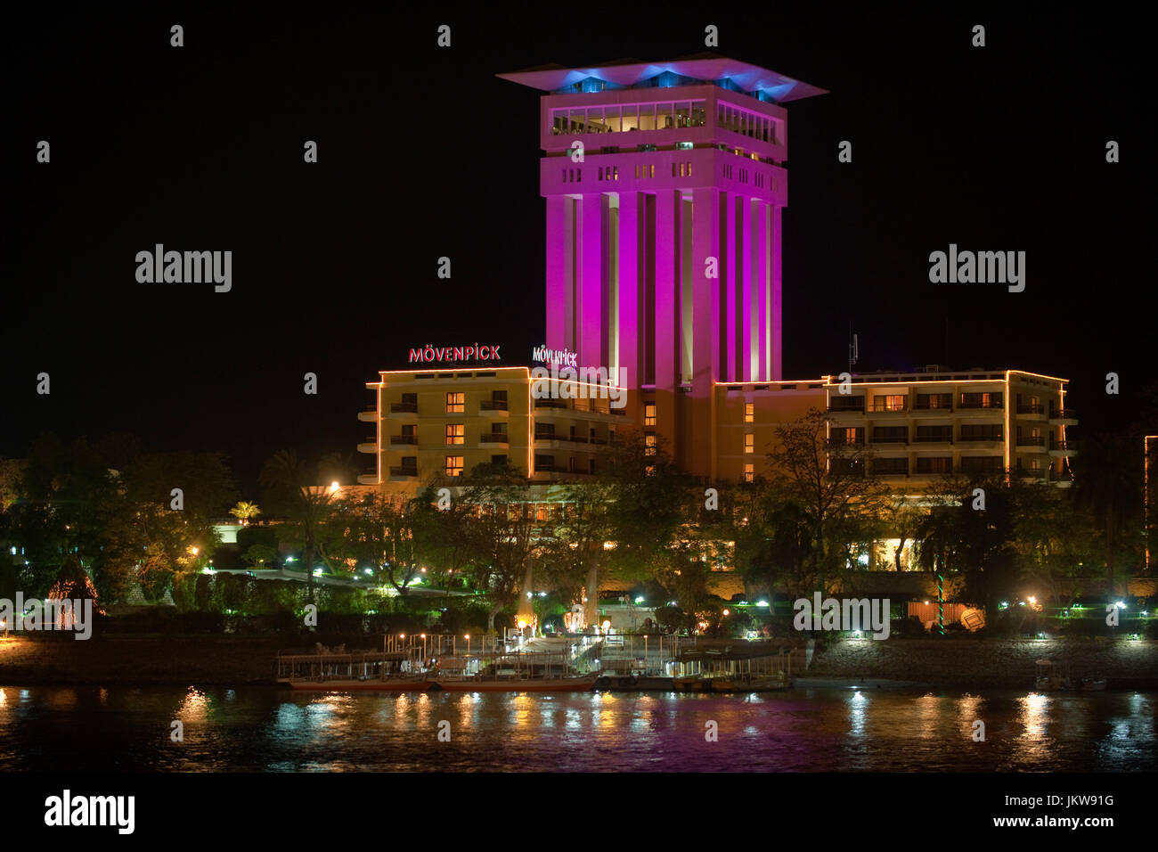 Aegypten, Assouan, l'hôtel Mövenpick Resort Aswan suis Elephantine ...