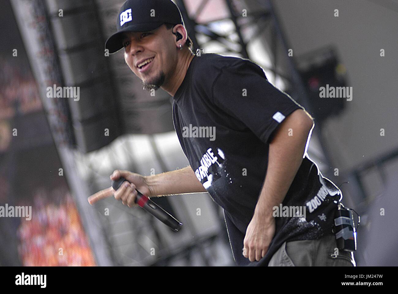 Linkin park in concert at giants stadium Banque de photographies et d ...