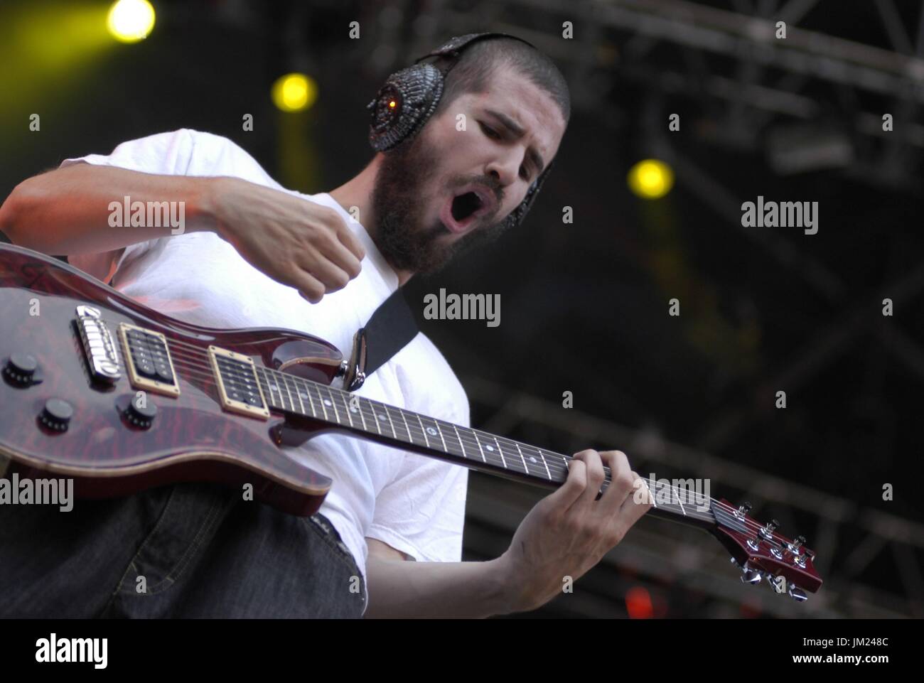 Linkin park in concert at giants stadium Banque de photographies et d ...