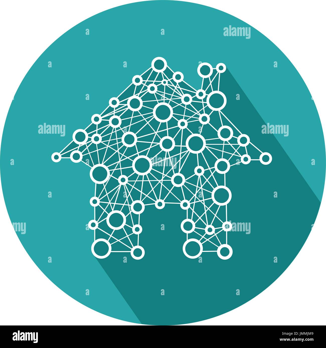 Connecté l'icône d'accueil de tout contrôler pour gérer à distance, de ...