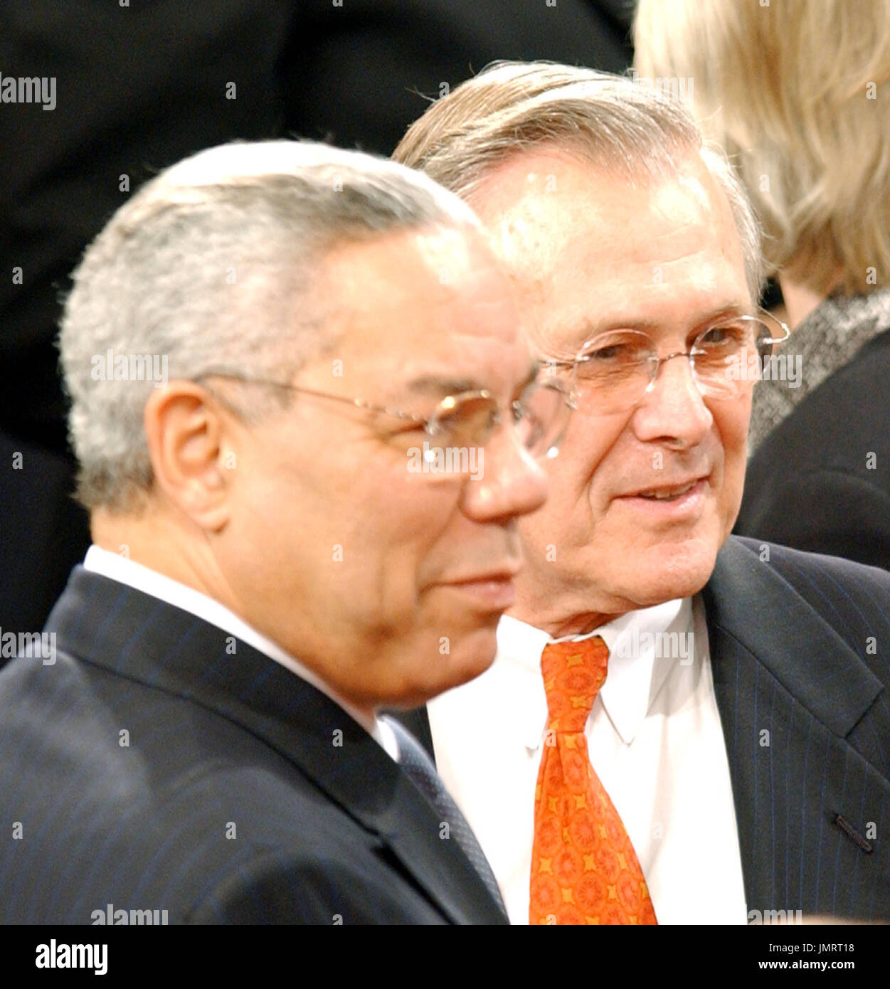 Washington, DC - 28 janvier 2003 -- Le secrétaire d'État Colin Powell ...