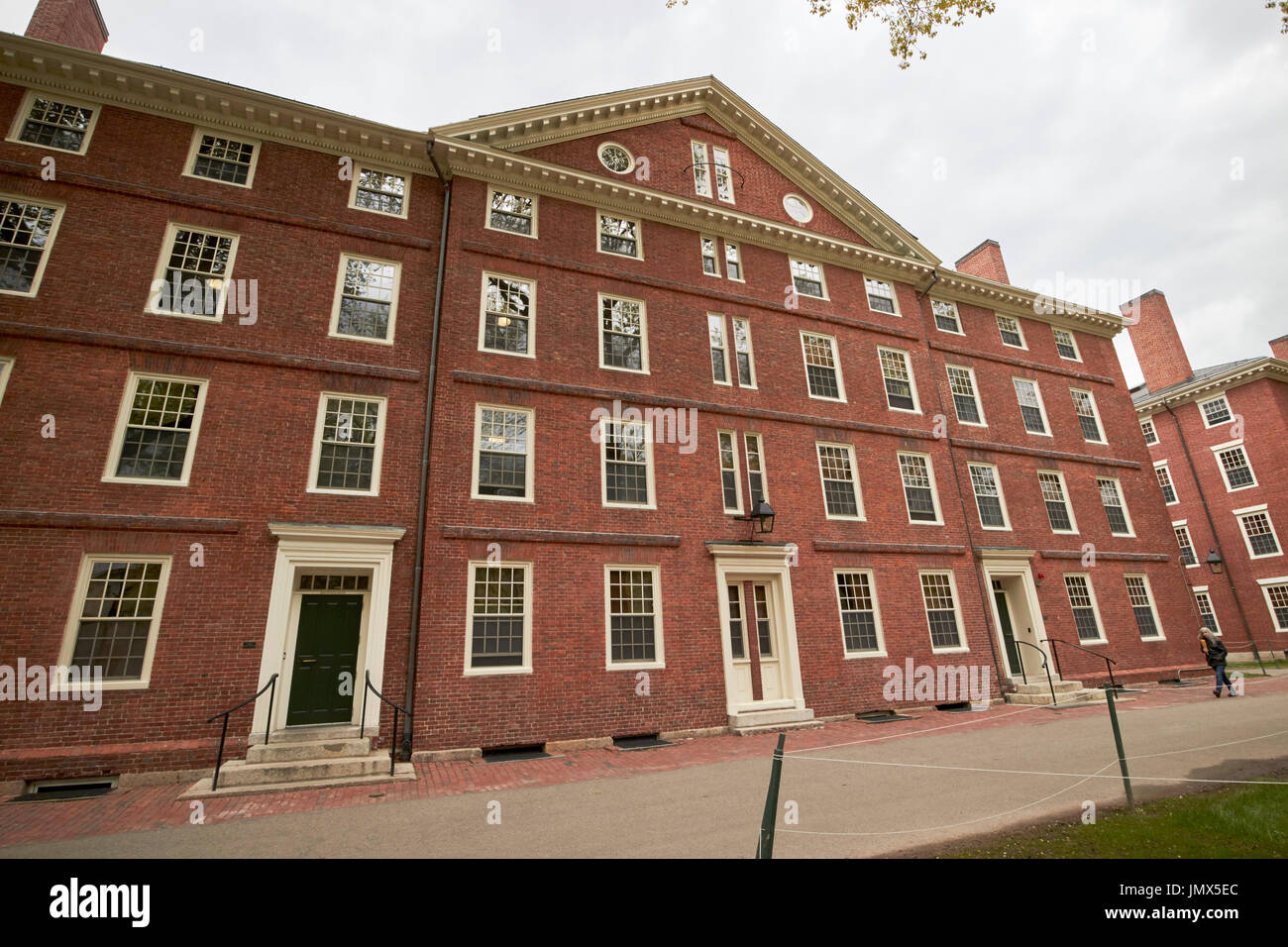 Hall hollis Université Harvard Boston USA Photo Stock - Alamy