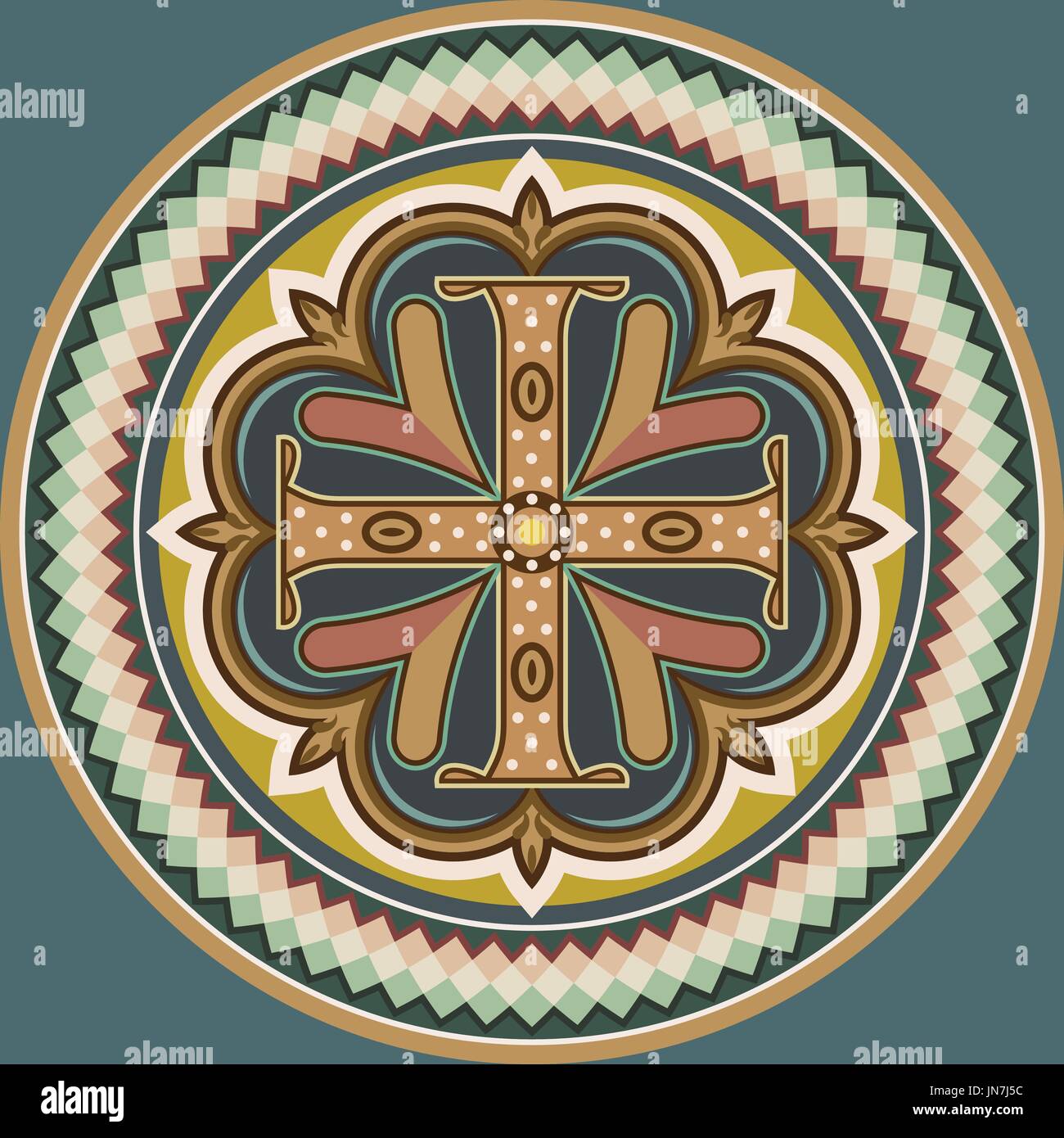 Byzantine art Banque d'images vectorielles - Alamy