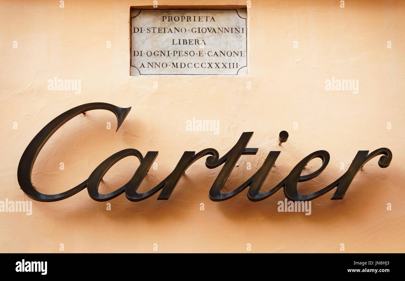 Cartier shop store logo name Banque de photographies et d’images à ...