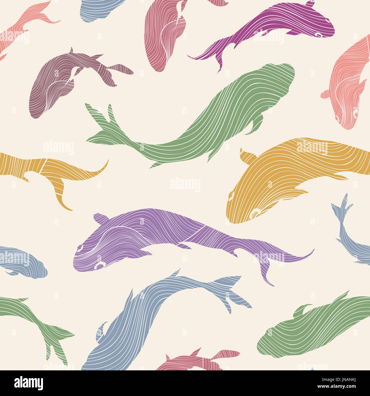 Modèle logique du poisson sous-marin croquis background Photo Stock - Alamy