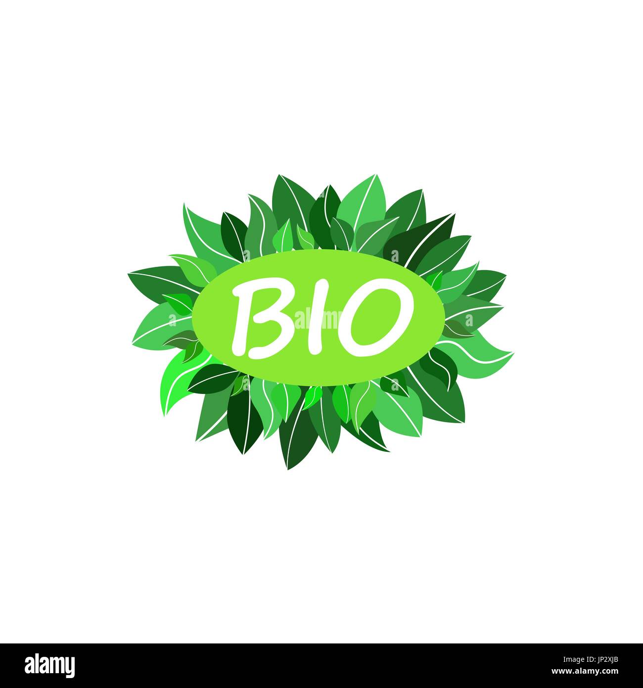 Bio Logo Banque d'images vectorielles - Alamy