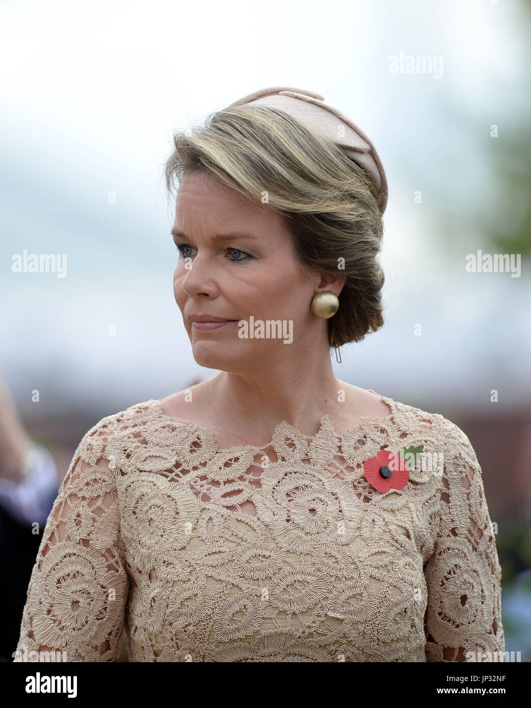 La Reine Mathilde de Belgique d'arriver pour l'ouverture de la British ...