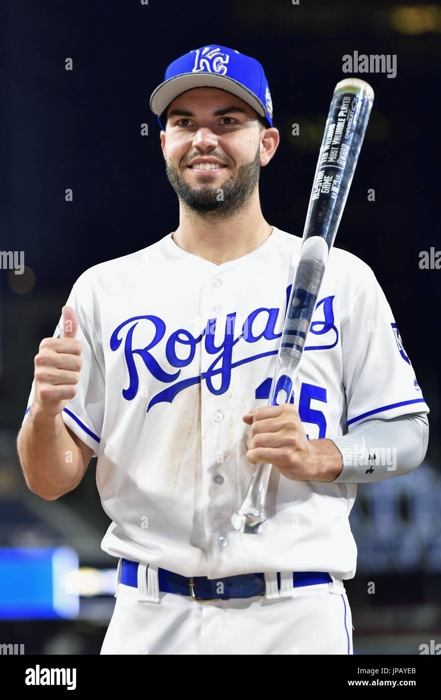 La Ligue américaine de baseball Eric Hosmer des Royals de Kansas City ...